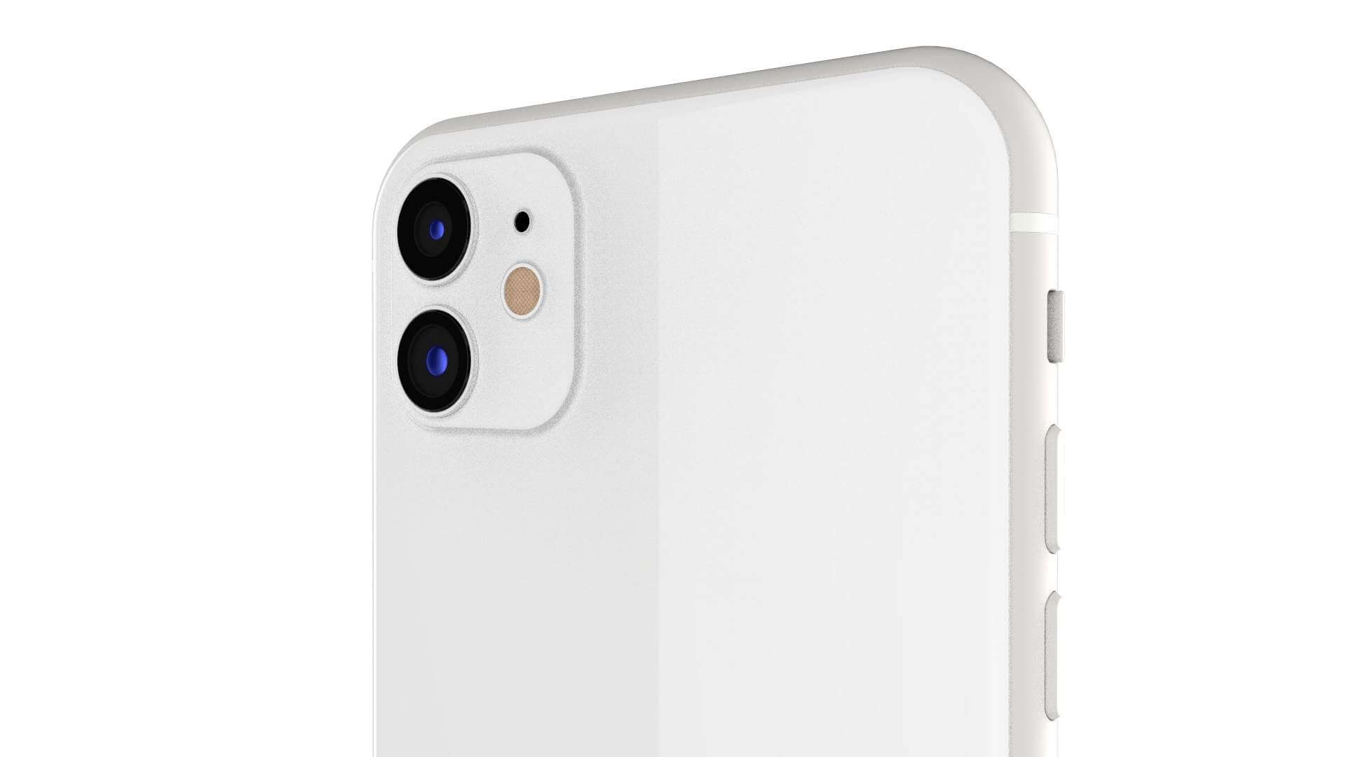 Apple iPhone 11 White - 3D Model by rzo
