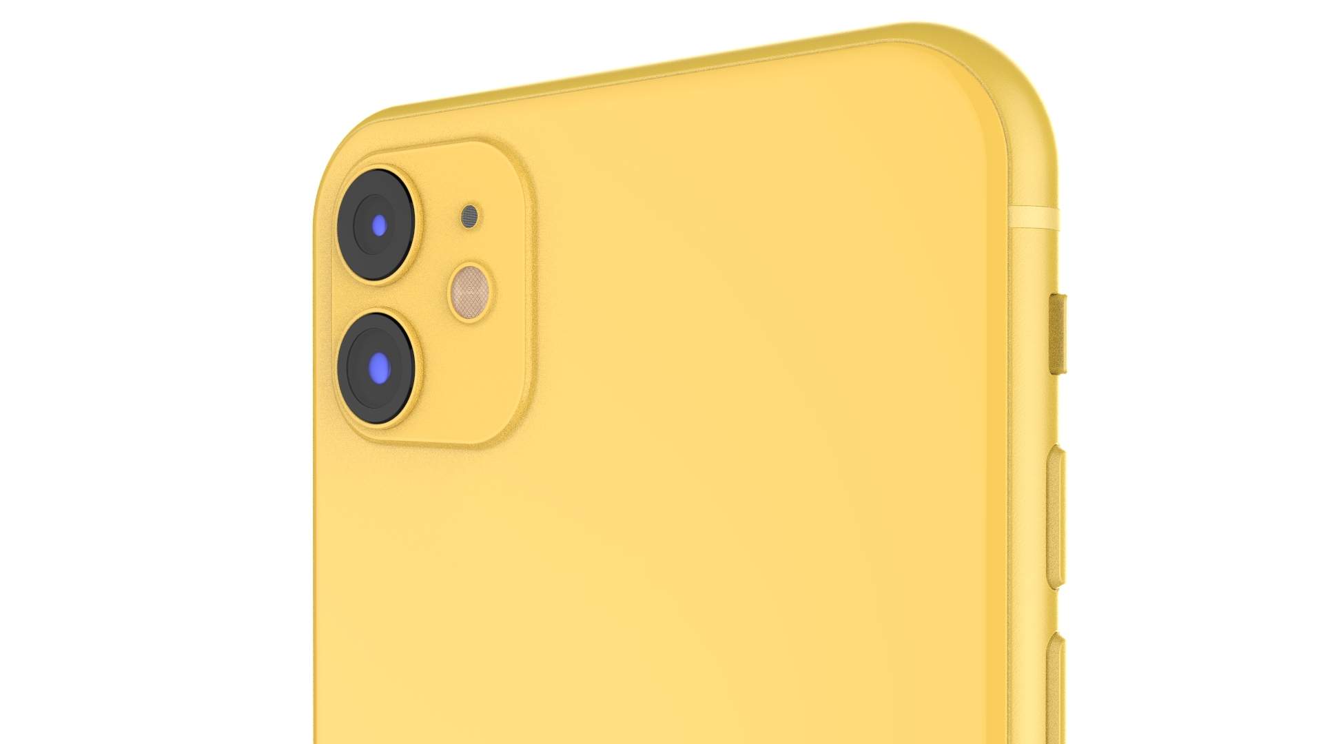 Apple iPhone 11 Yellow - 3D Model by rzo
