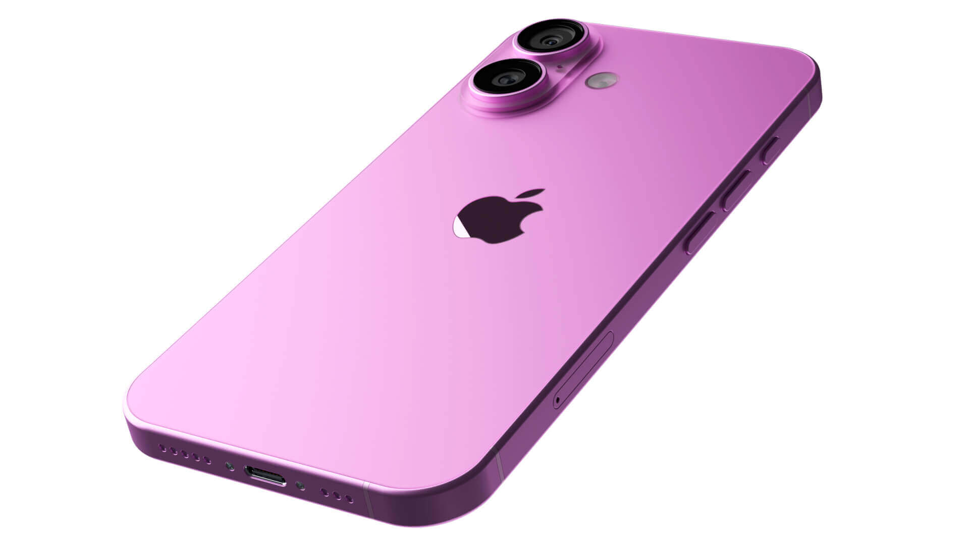 Apple iPhone 16 Pink - 3D Model by rzo