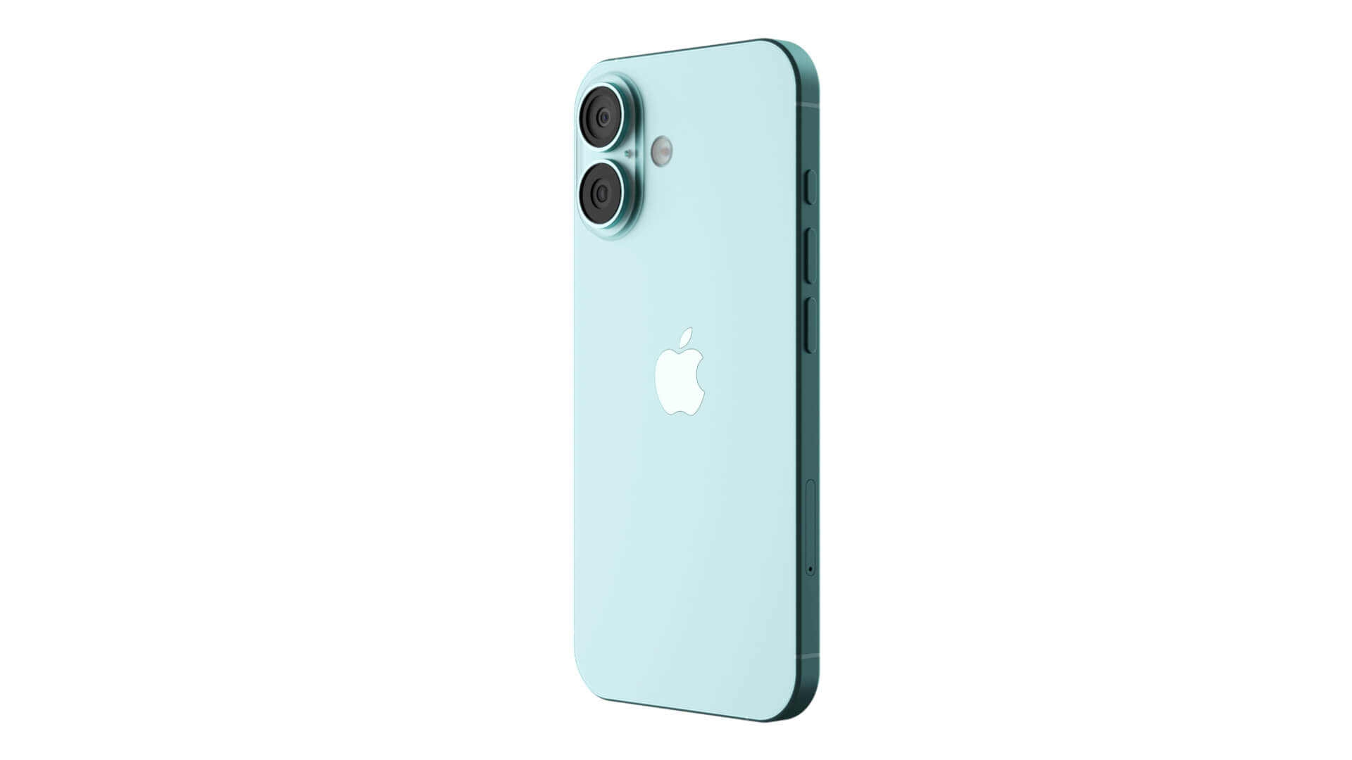 Apple iPhone 16 Teal - 3D Model by rzo