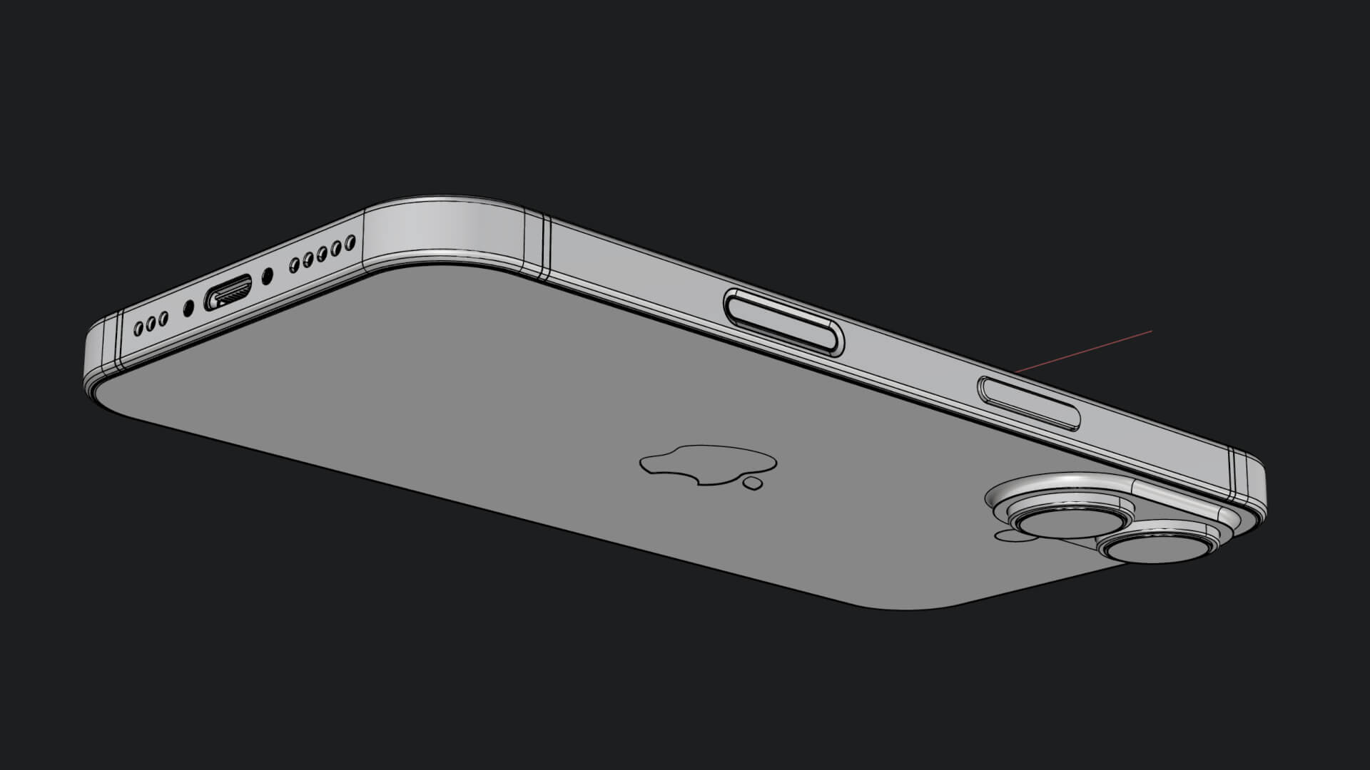 Apple iPhone 16 Ultramarine - 3D Model by rzo