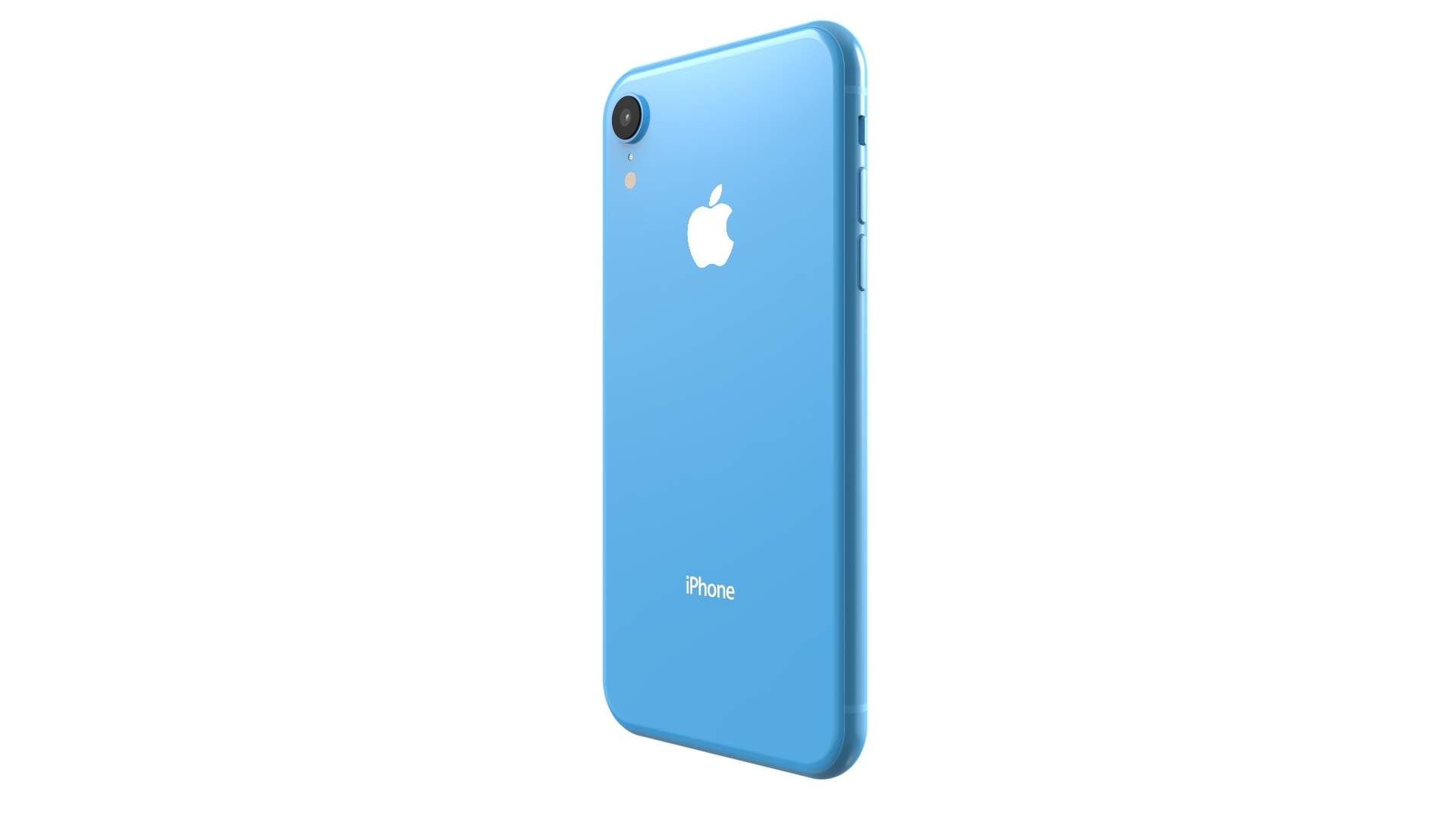Apple iPhone XR Blue - 3D Model by rzo