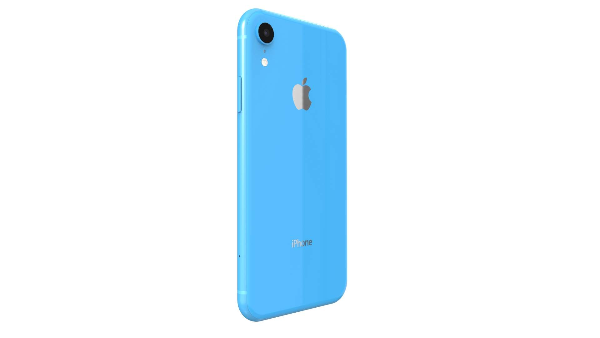 Apple iPhone XR Blue - 3D Model by rzo