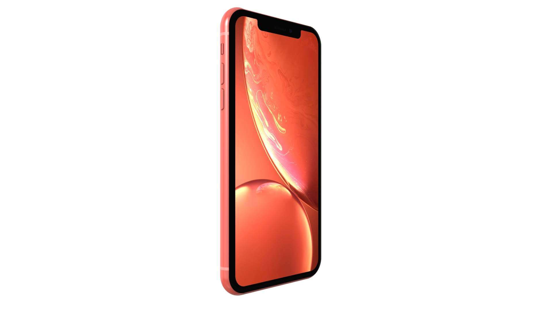 Apple iPhone XR Coral - 3D Model by rzo