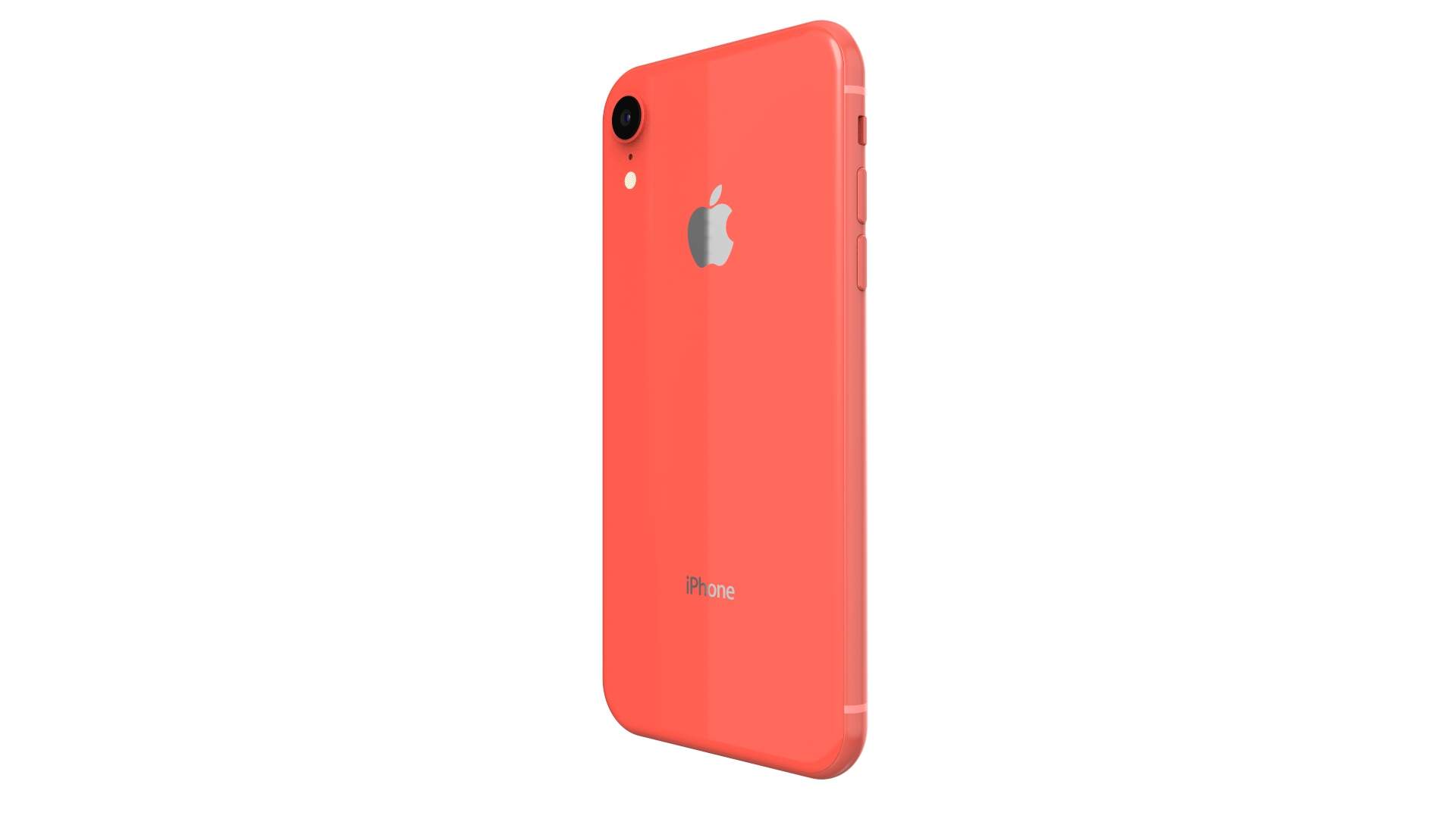 Apple iPhone XR Coral - 3D Model by rzo