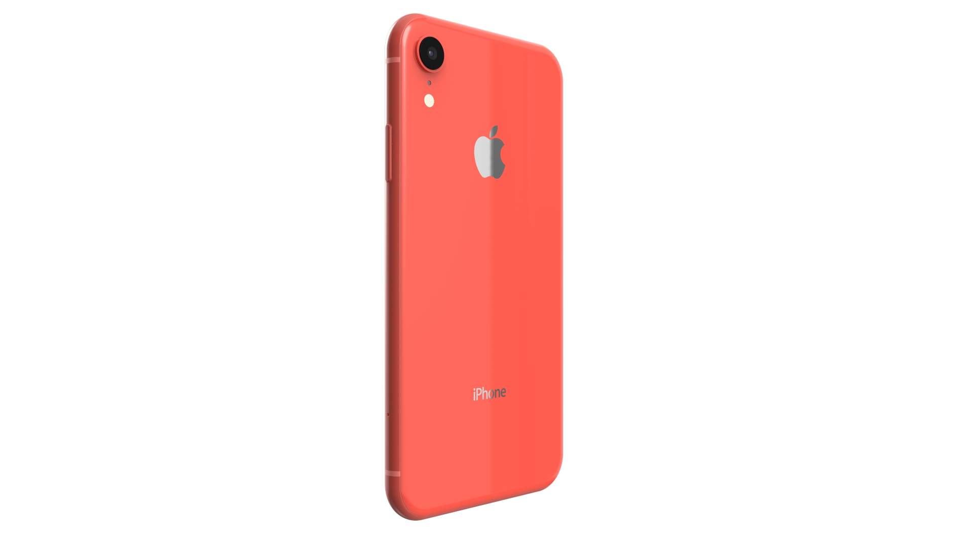 Apple iPhone XR Coral - 3D Model by rzo