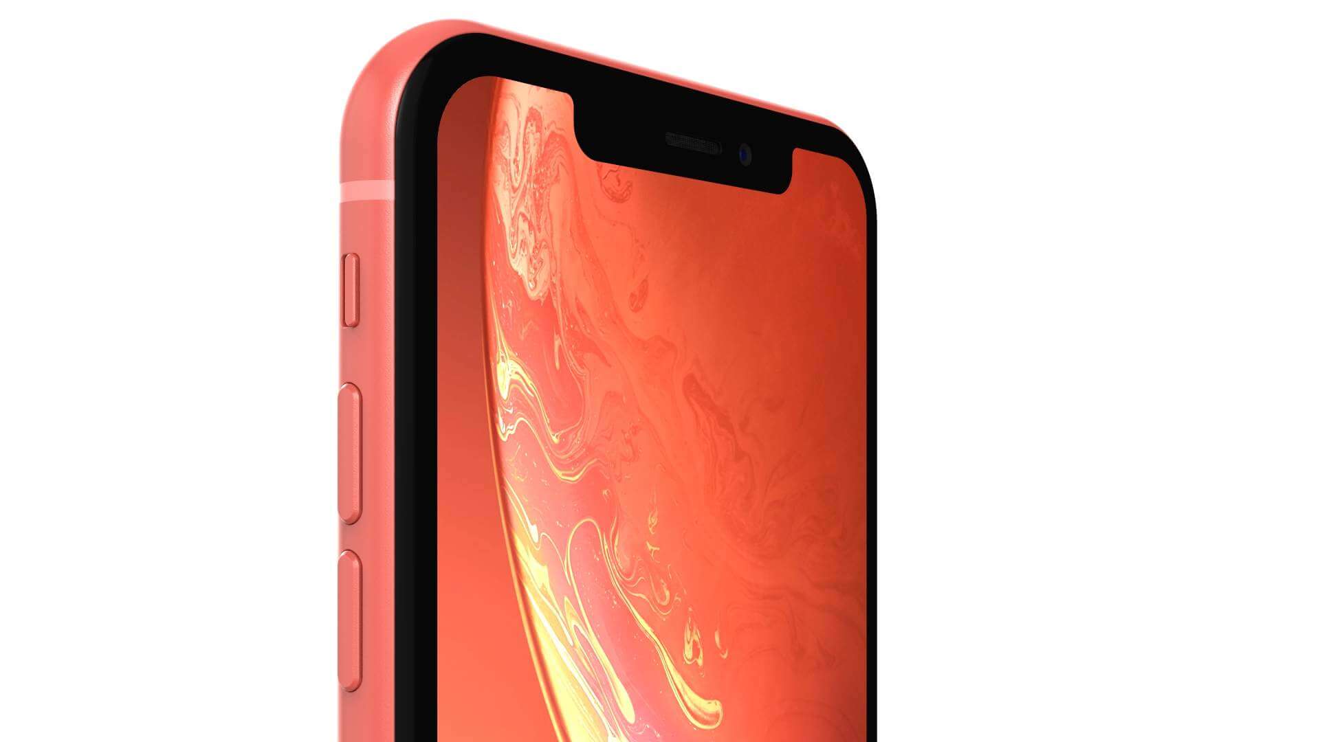 Apple iPhone XR Coral - 3D Model by rzo