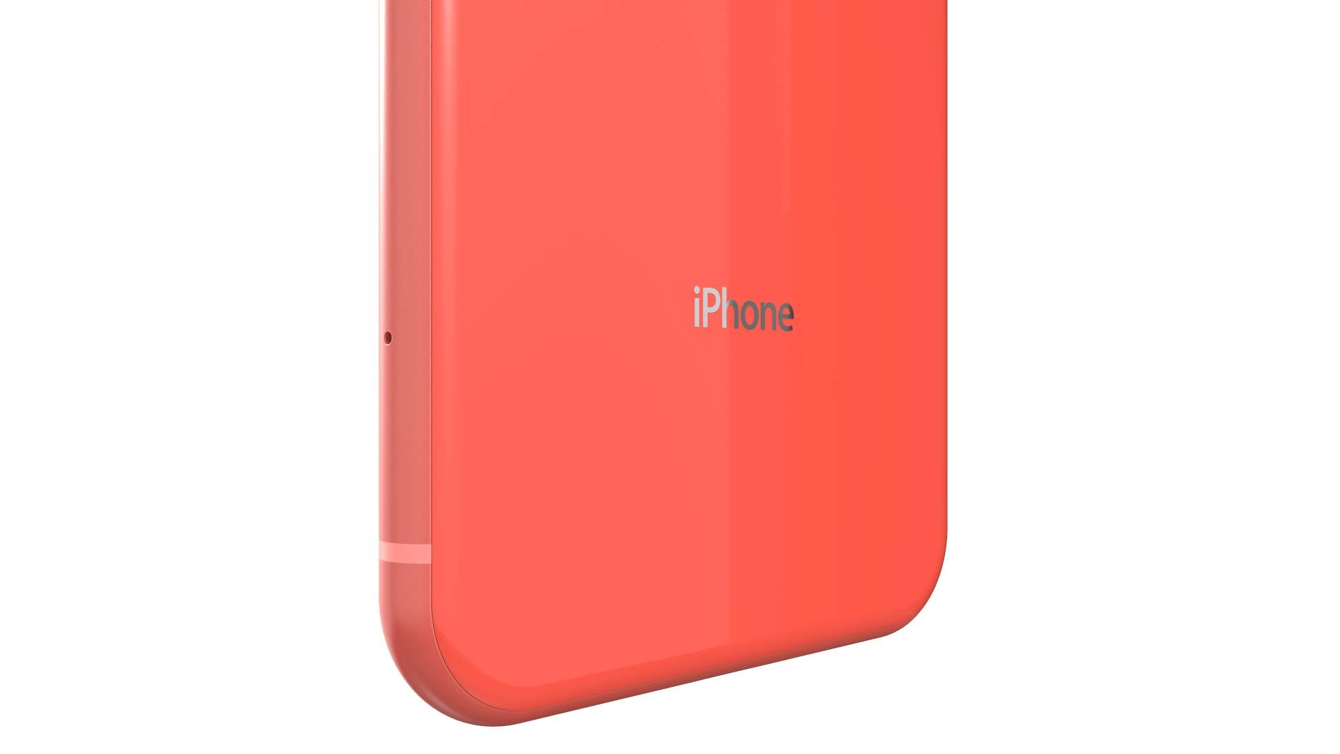 Apple iPhone XR Coral - 3D Model by rzo