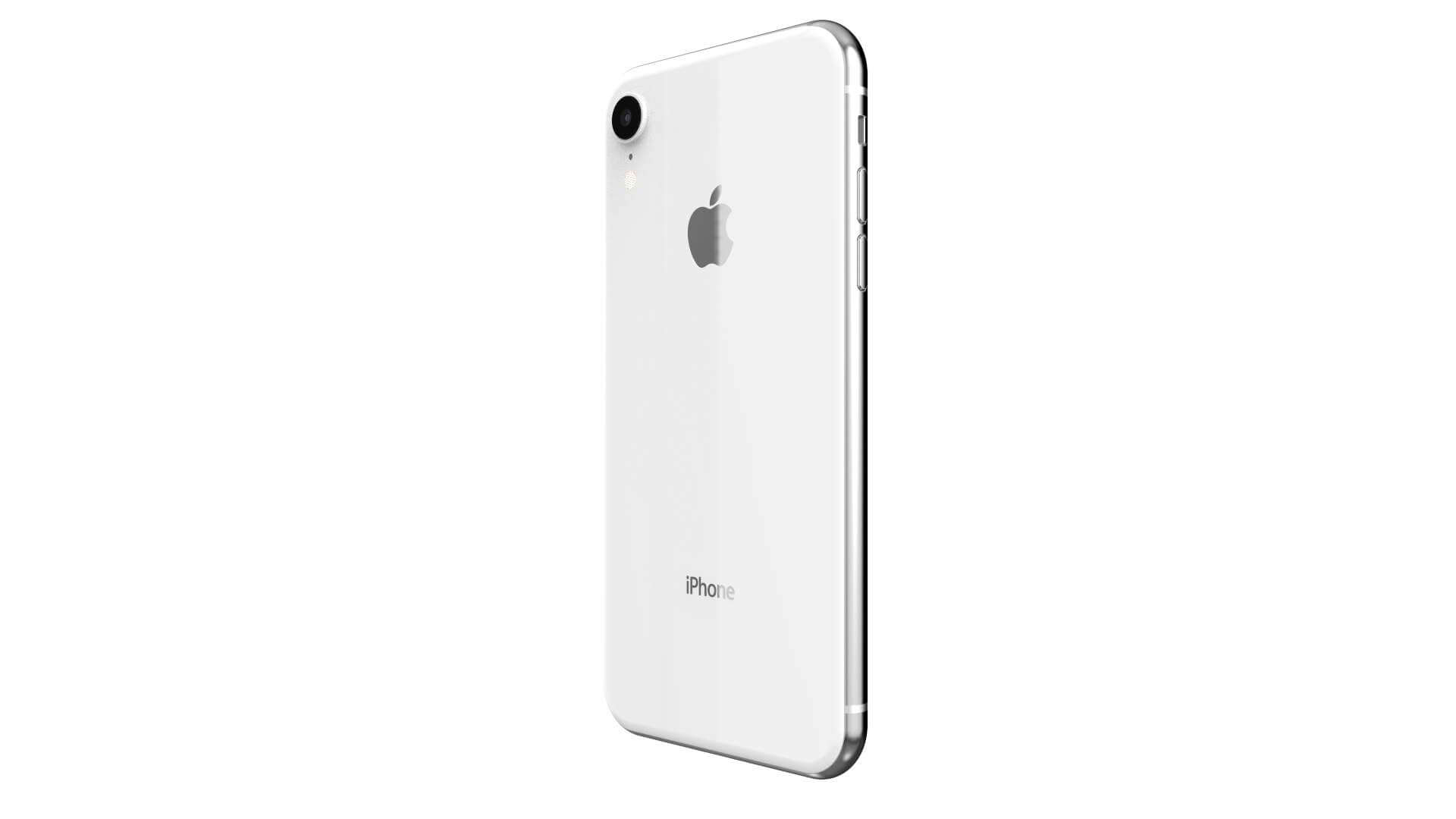 Apple iPhone XR White - 3D Model by rzo