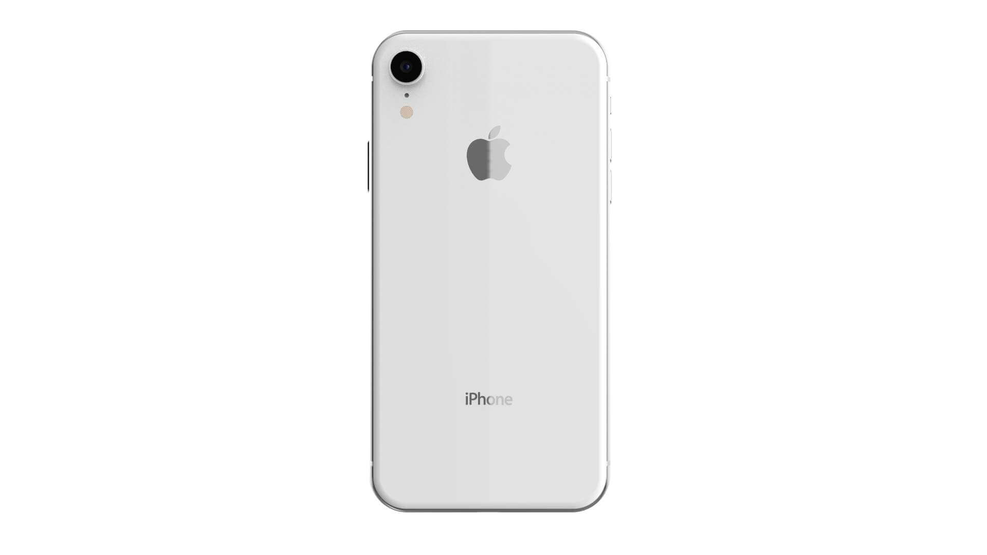 Apple iPhone XR White - 3D Model by rzo