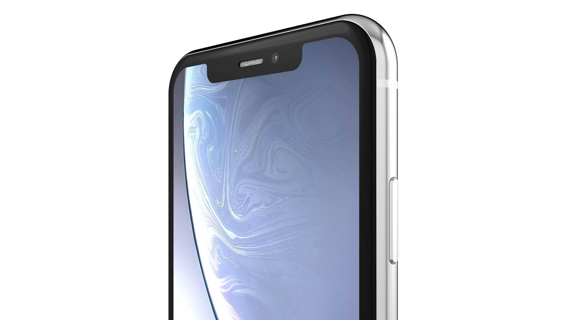 Apple iPhone XR White - 3D Model by rzo