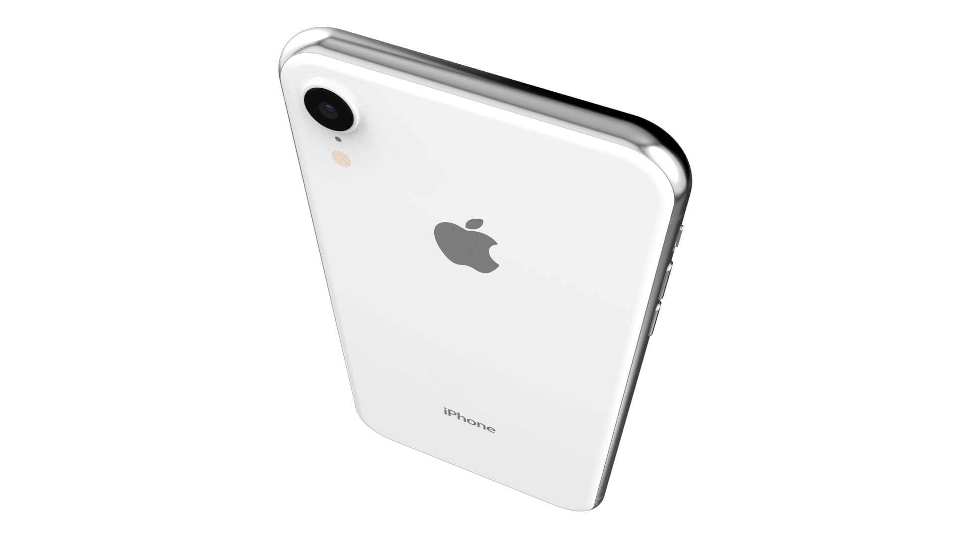Apple iPhone XR White - 3D Model by rzo
