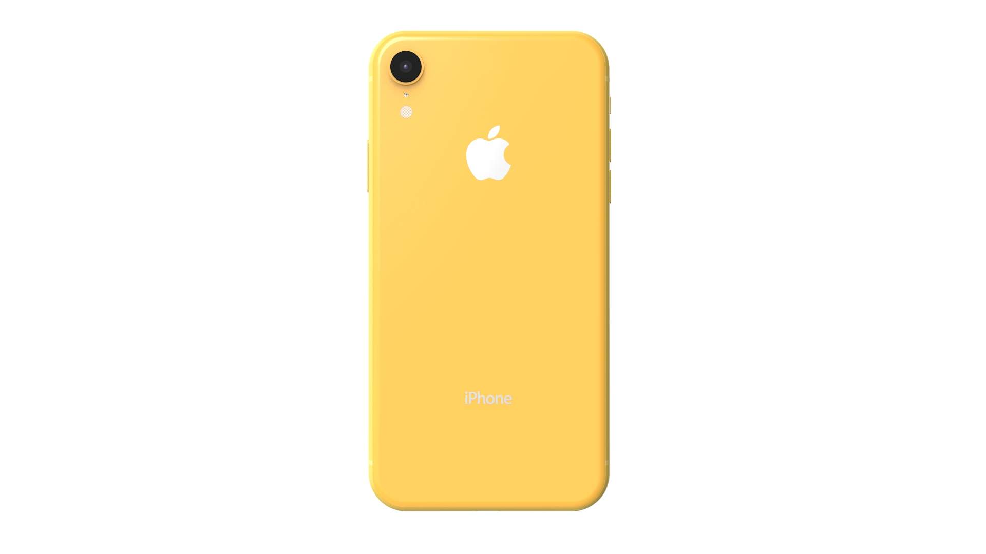 Apple iPhone XR Yellow - 3D Model by rzo