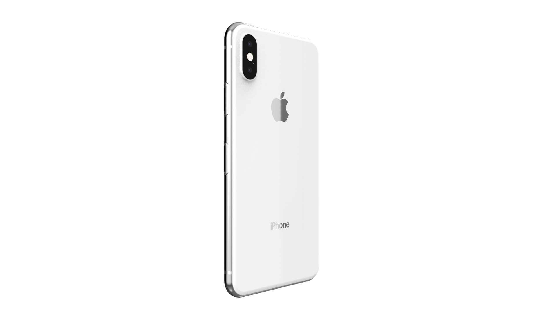 Apple iPhone XS White - 3D Model by rzo