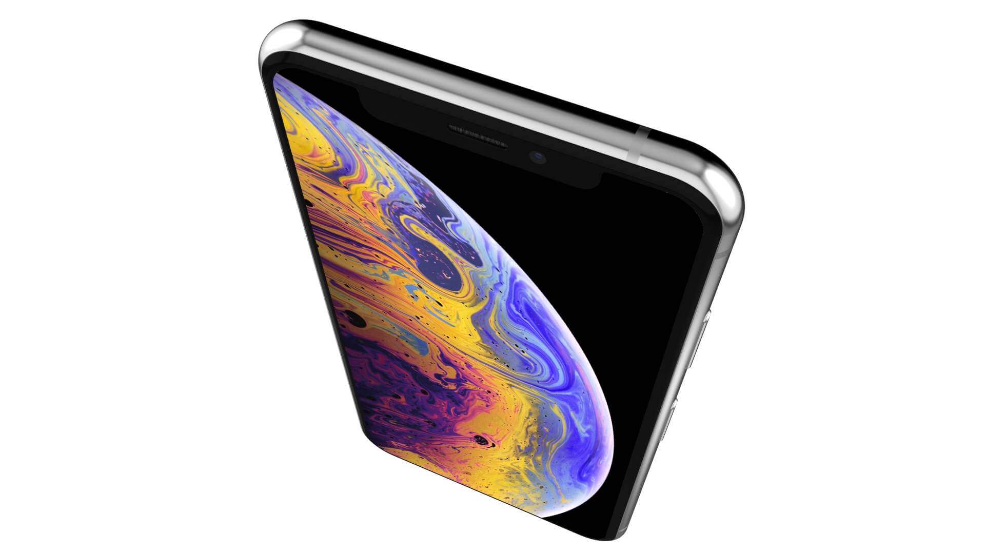 Apple iPhone XS White - 3D Model by rzo