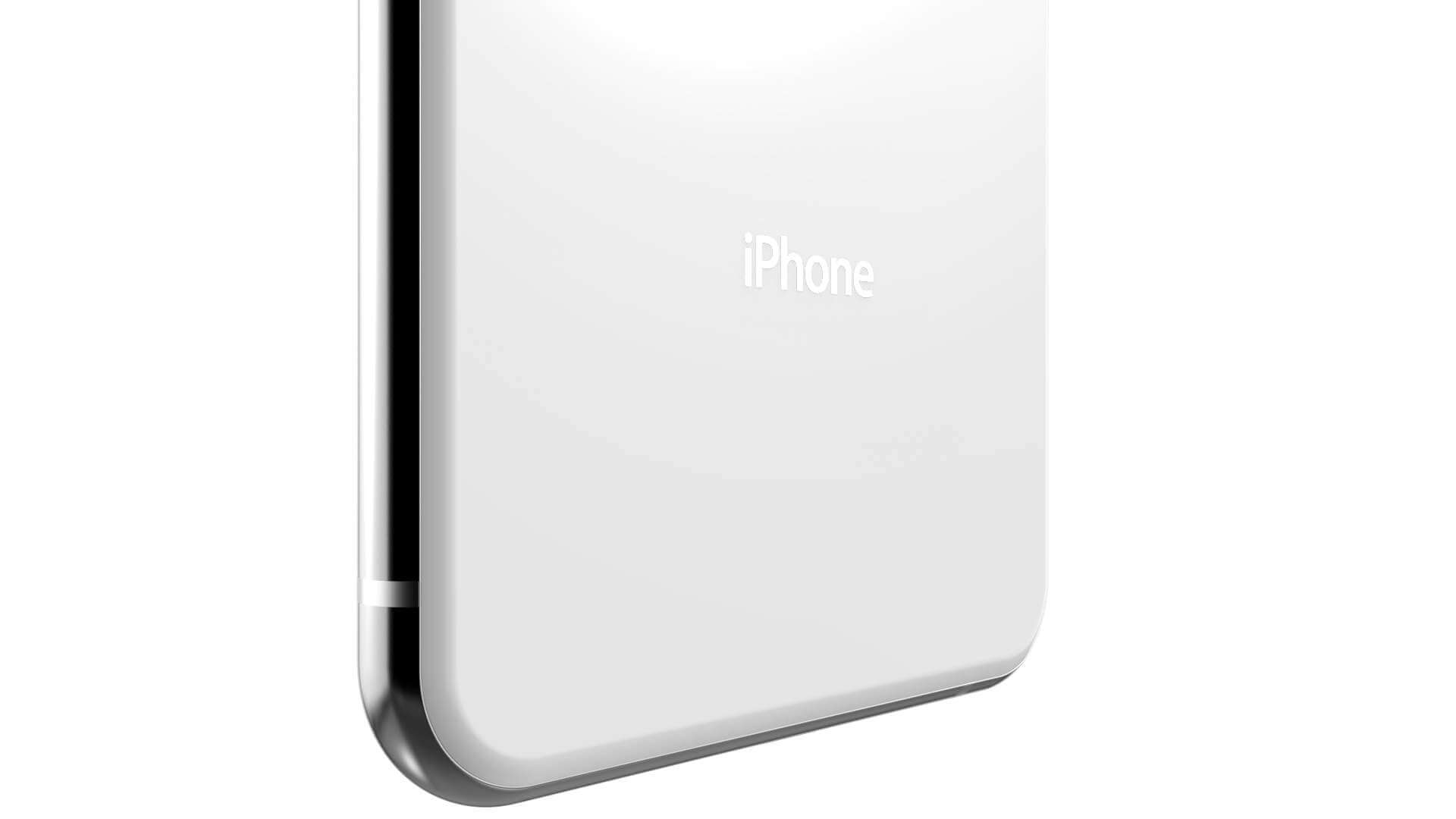 Apple iPhone XS White - 3D Model by rzo