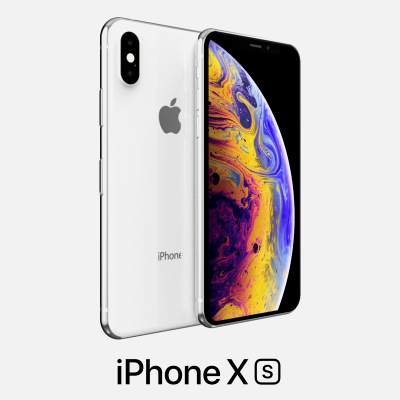 Apple iPhone XS White - 3D Model by rzo