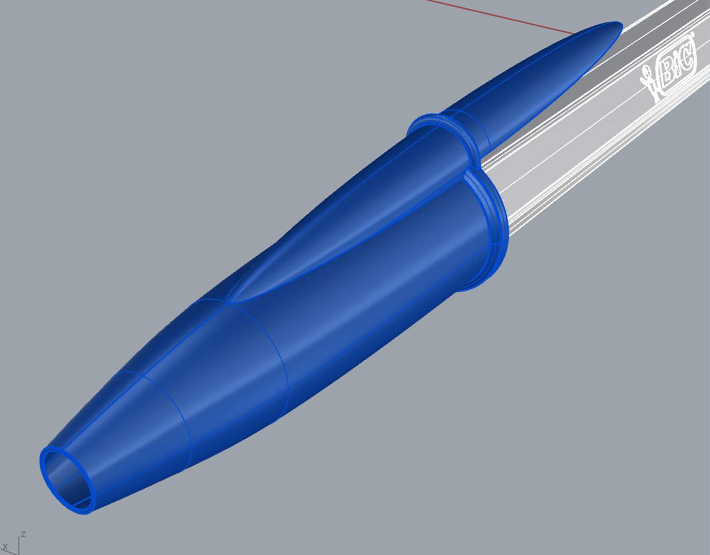 Bic Pen - 3D Model by rzo