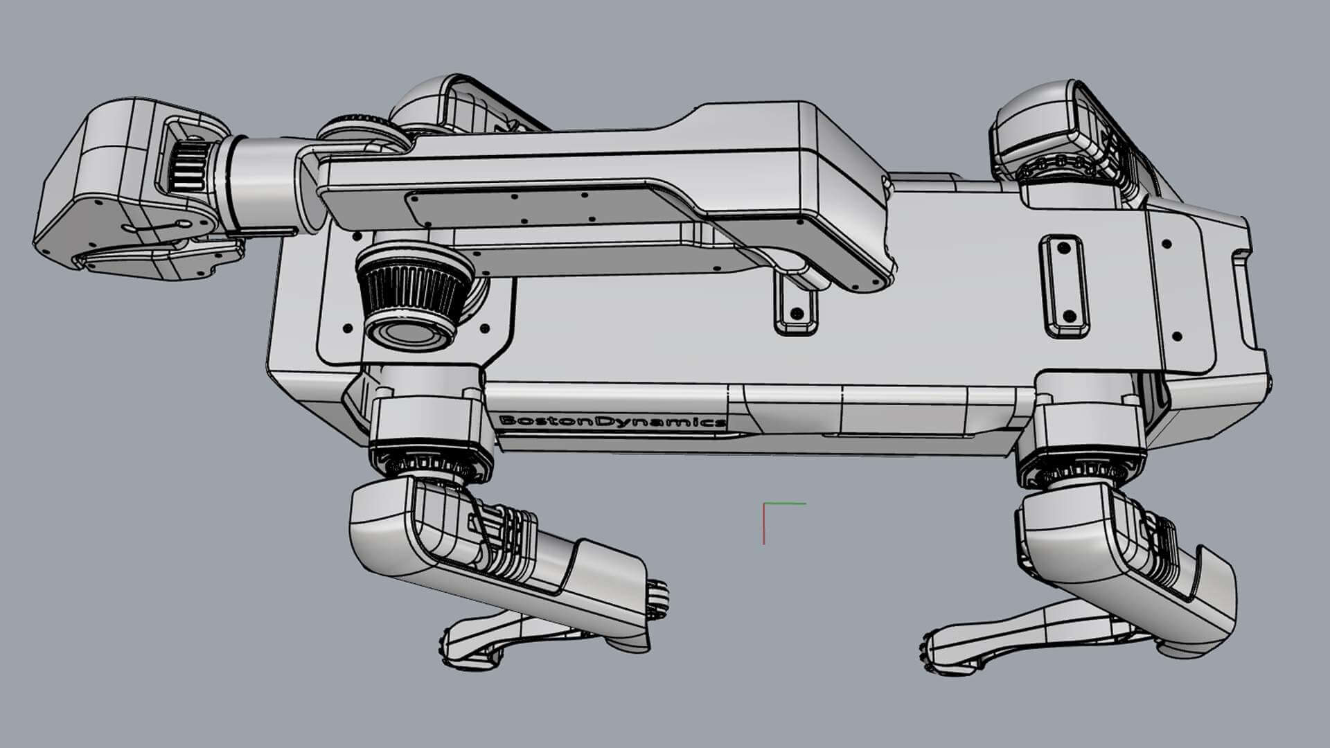Boston Dynamics Spot Handle Yellow - 3D Model by rzo