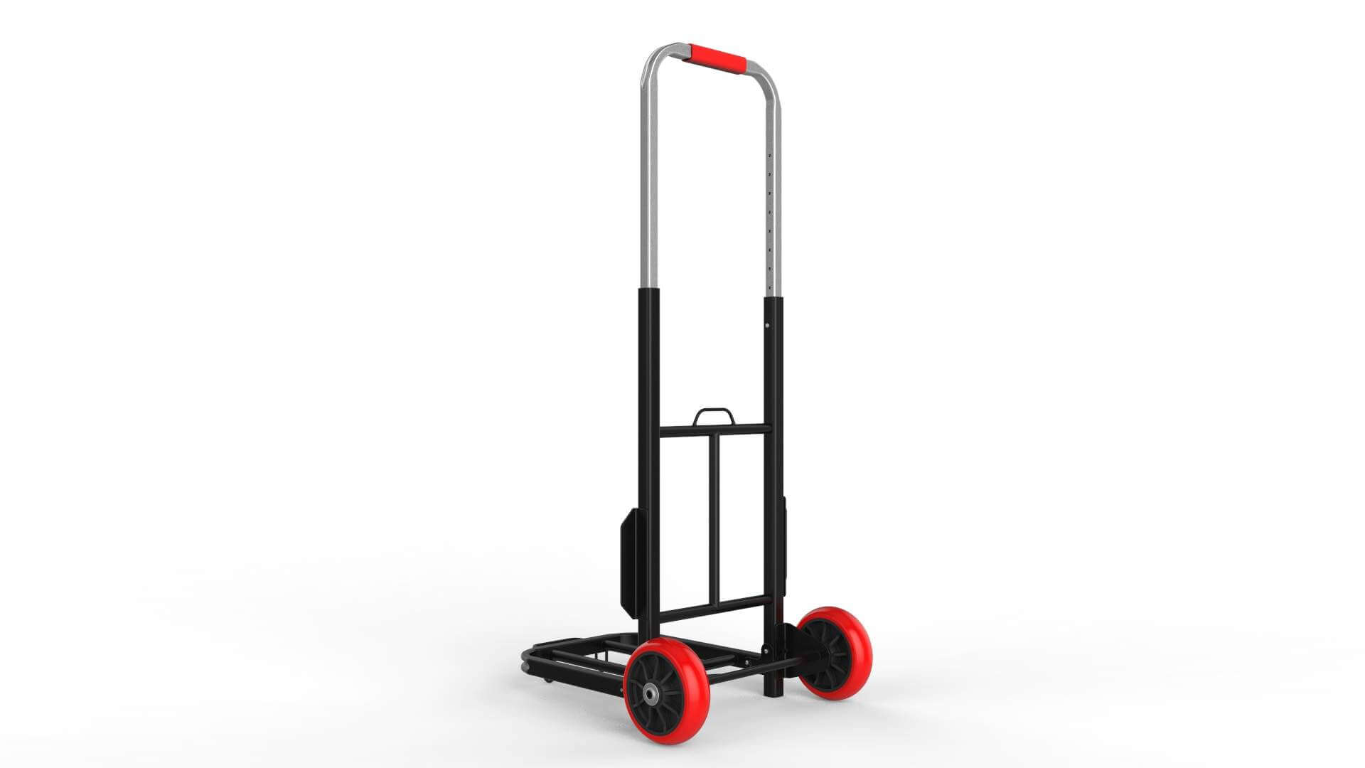 Cart Storage Red - 3D Model by rzo