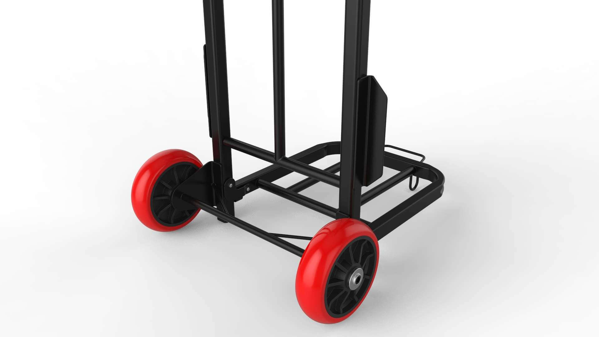 Cart Storage Red - 3D Model by rzo