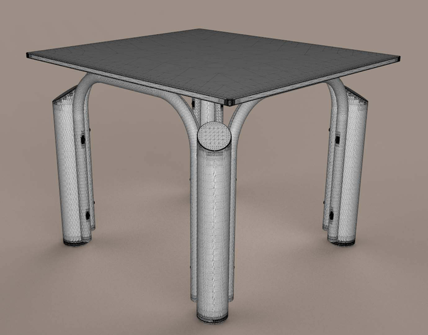 Center Table 01 - 3D Model by rzo