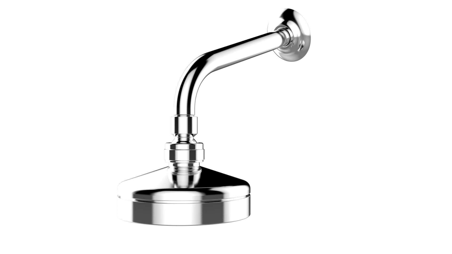 Deca Shower Curved Pipe - 3D Model by rzo