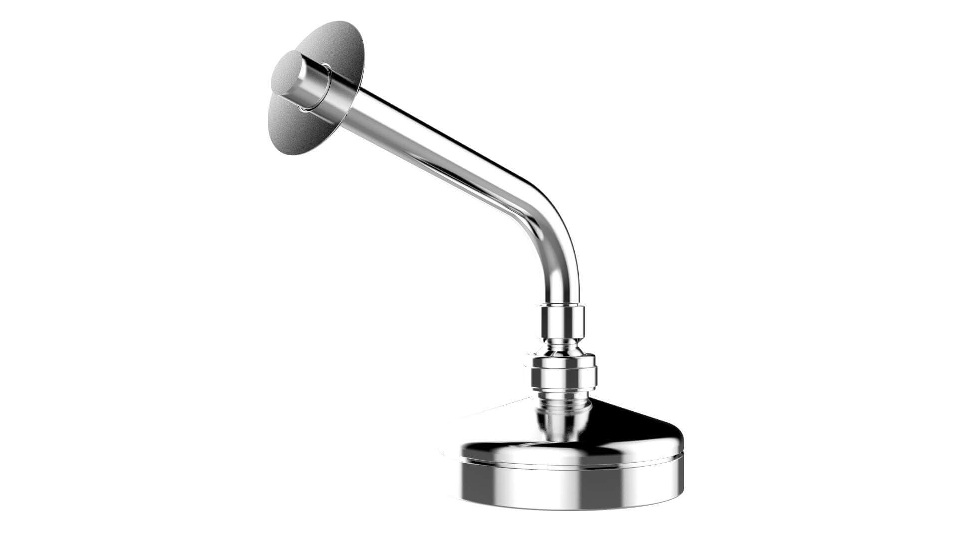Deca Shower Curved Pipe - 3D Model by rzo