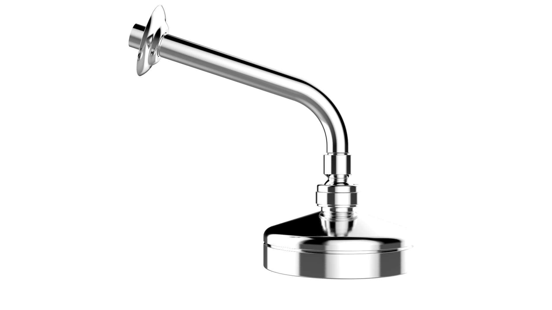 Deca Shower Curved Pipe - 3D Model by rzo