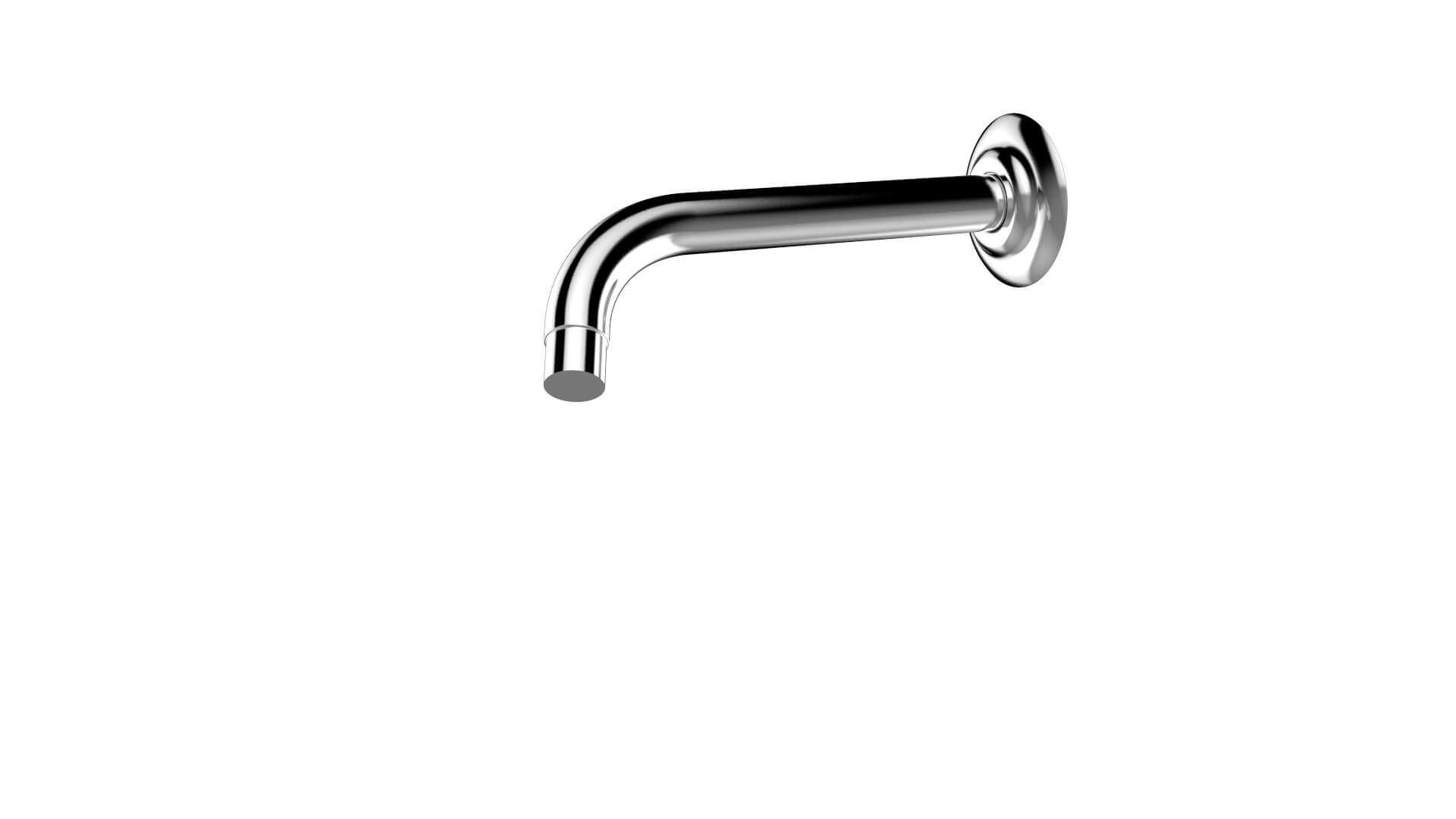 Deca Shower Curved Pipe - 3D Model by rzo