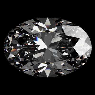 Diamond Oval - 3D Model by rzo