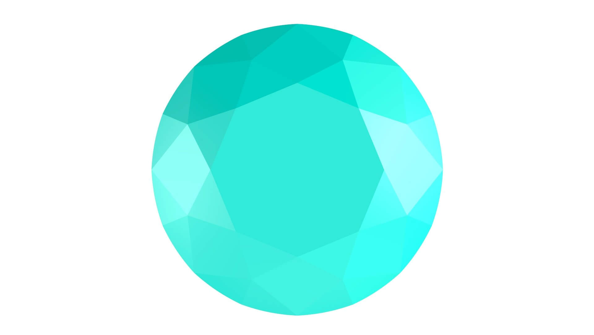 Diamond Round - 3D Print Model by rzo