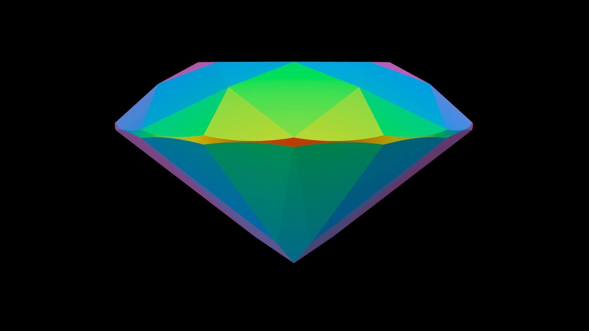 Diamond Round - 3D Print Model by rzo