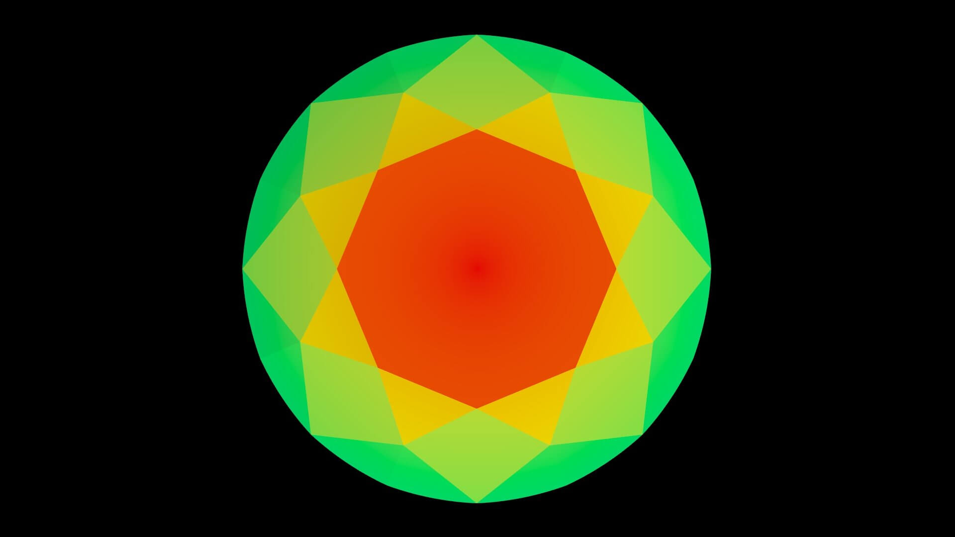 Diamond Round - 3D Print Model by rzo