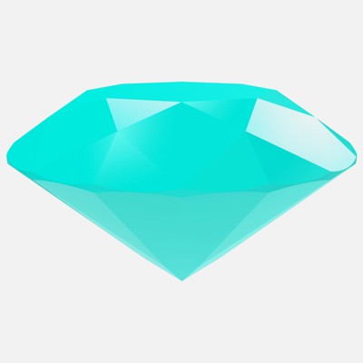 Diamond Round - 3D Model by rzo