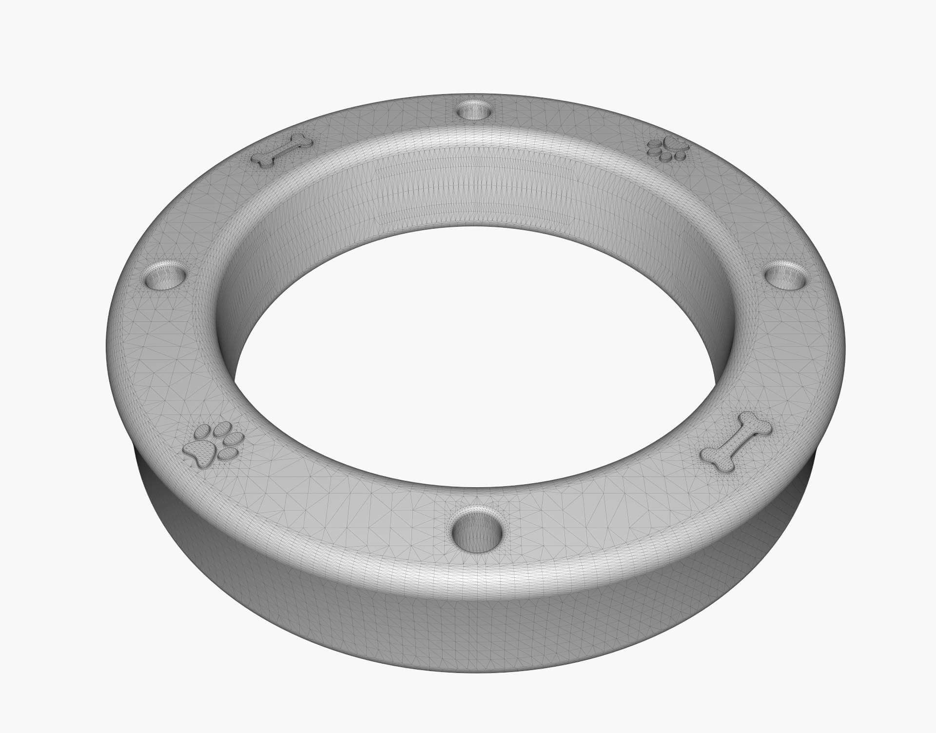 Dog Toy Ring - 3D Model by rzo