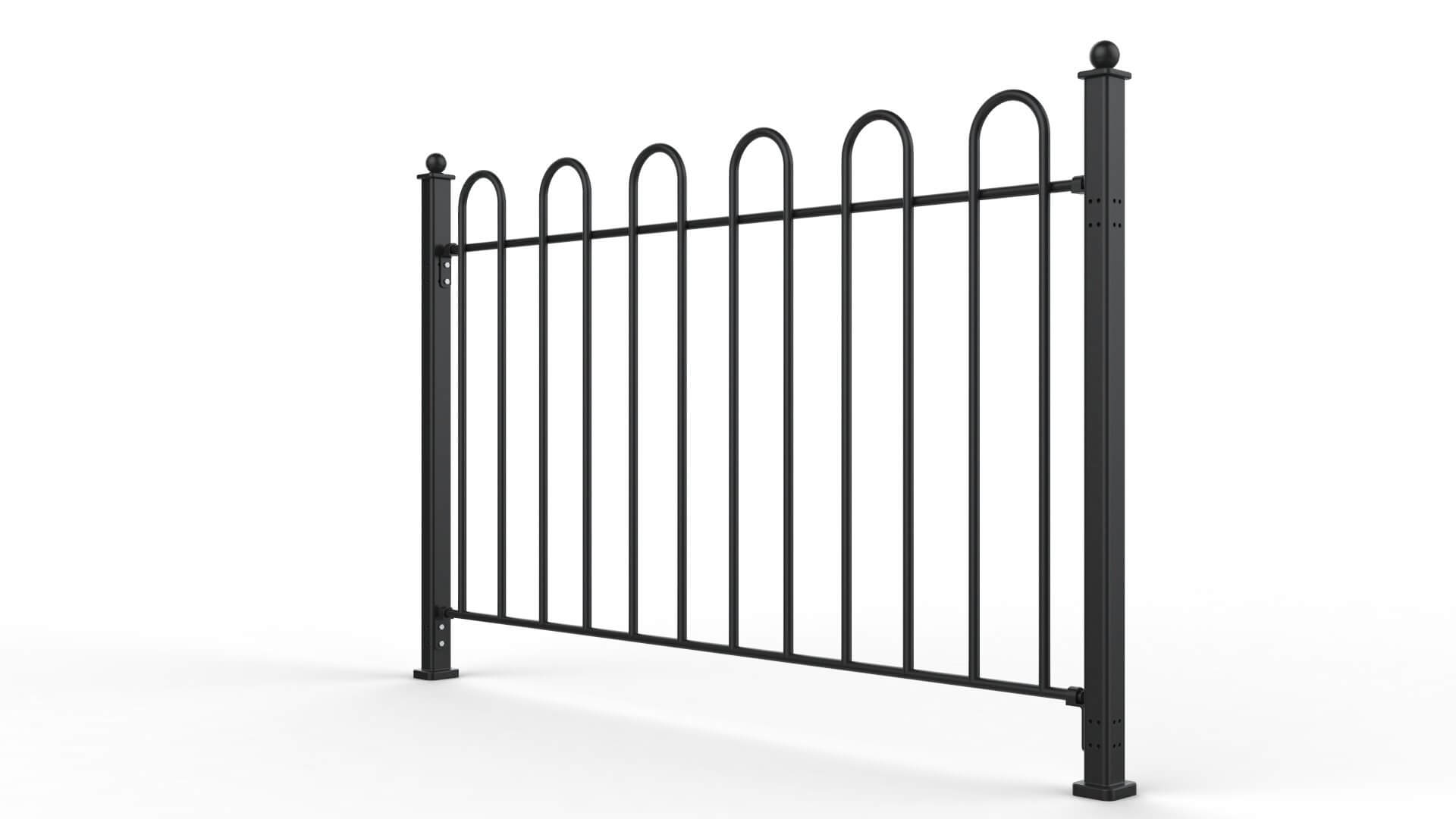 Metal Fence 01 - 3D Model by rzo