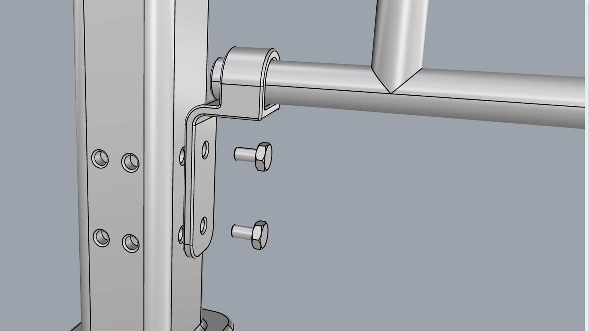 Metal Fence 01 - 3D Model by rzo