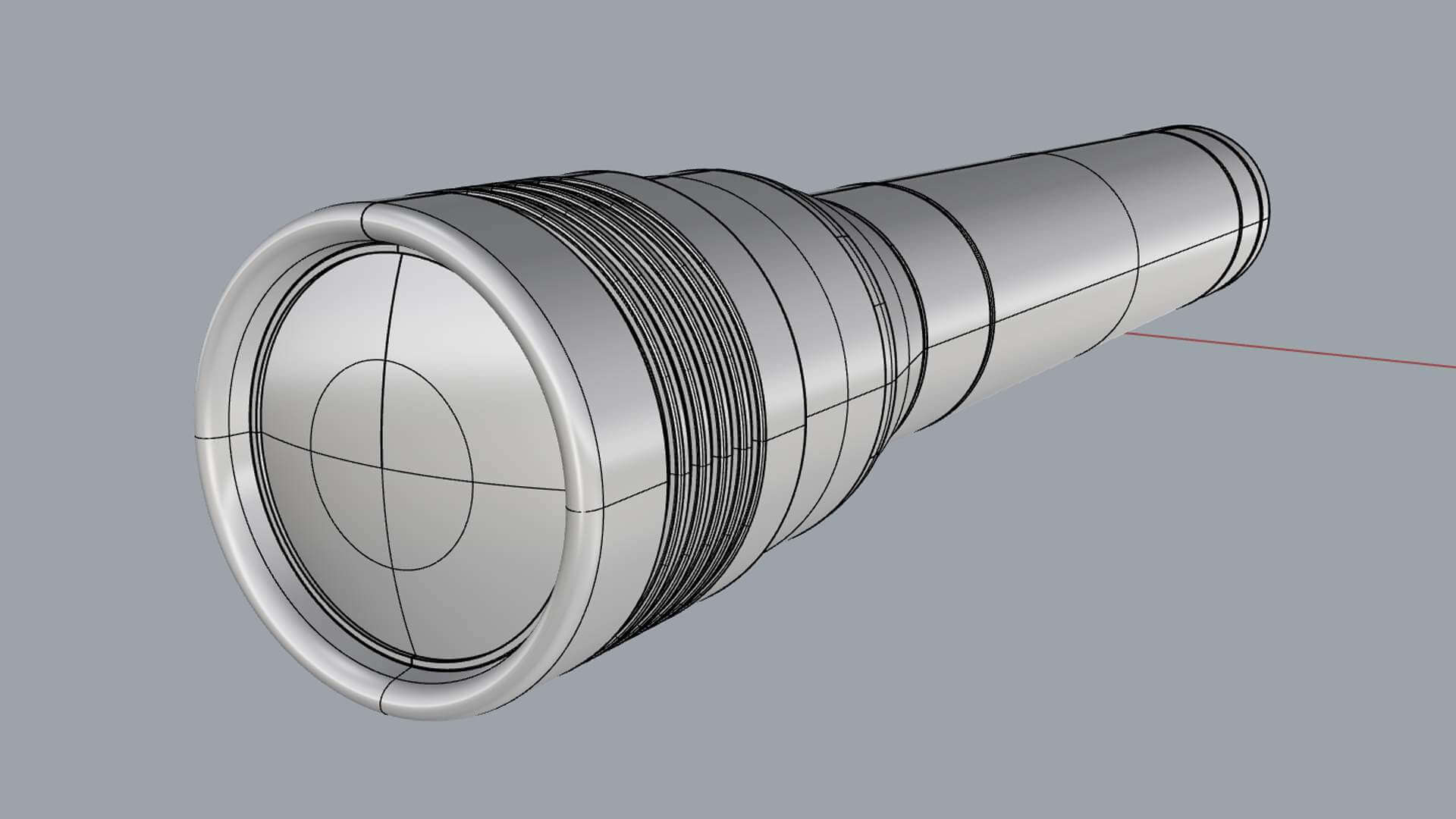 Flashlight - 3D Model by rzo