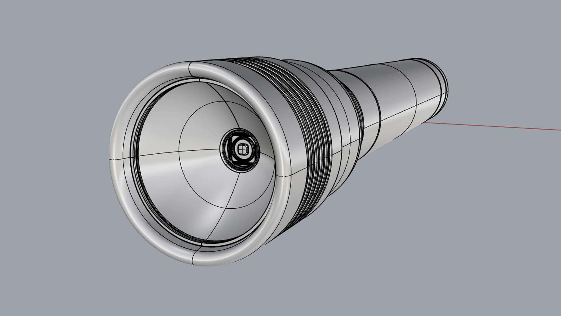 Flashlight - 3D Model by rzo