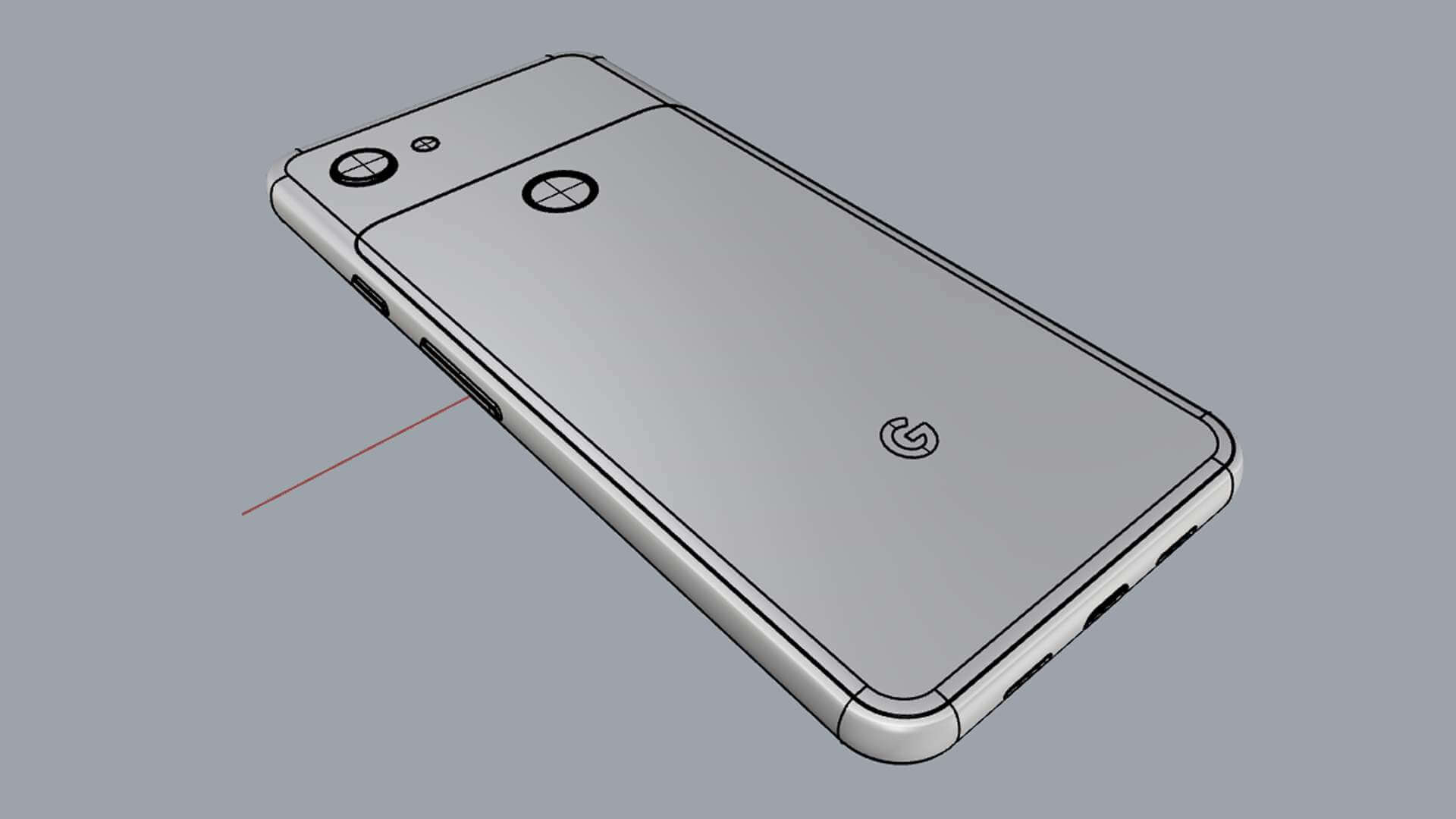 Google Pixel 3A Purple-ish - 3D Model by rzo
