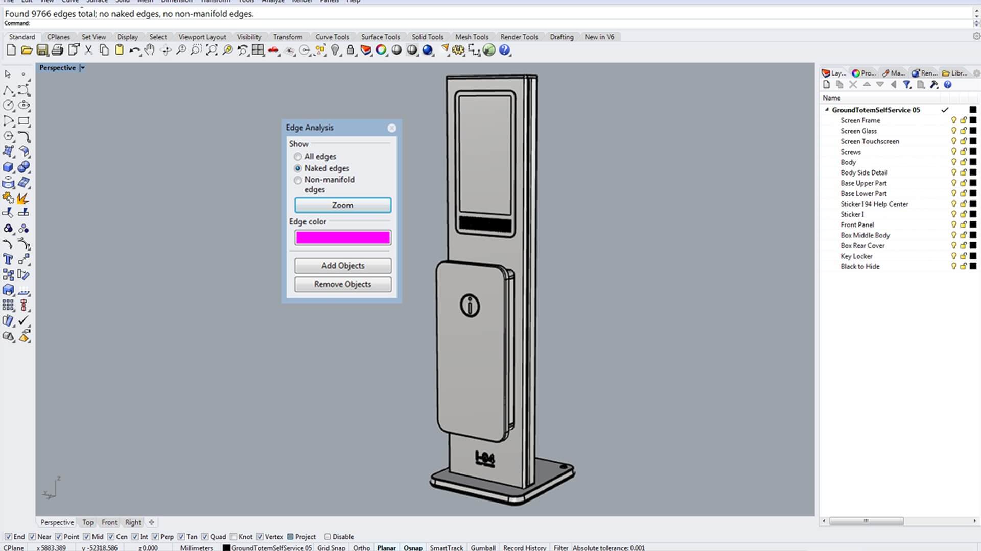Ground Totem Self Service 05 - 3D Model by rzo