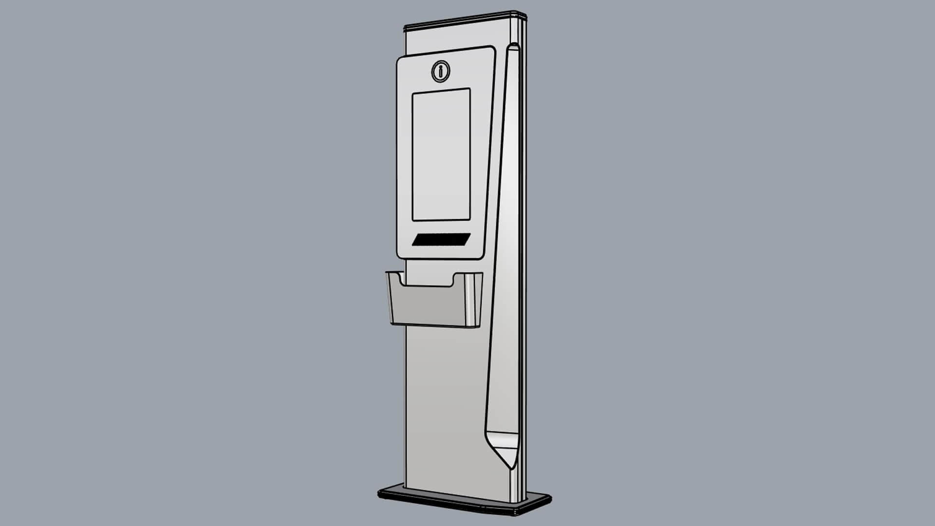 Ground Totem Self Service 07 - 3D Model by rzo