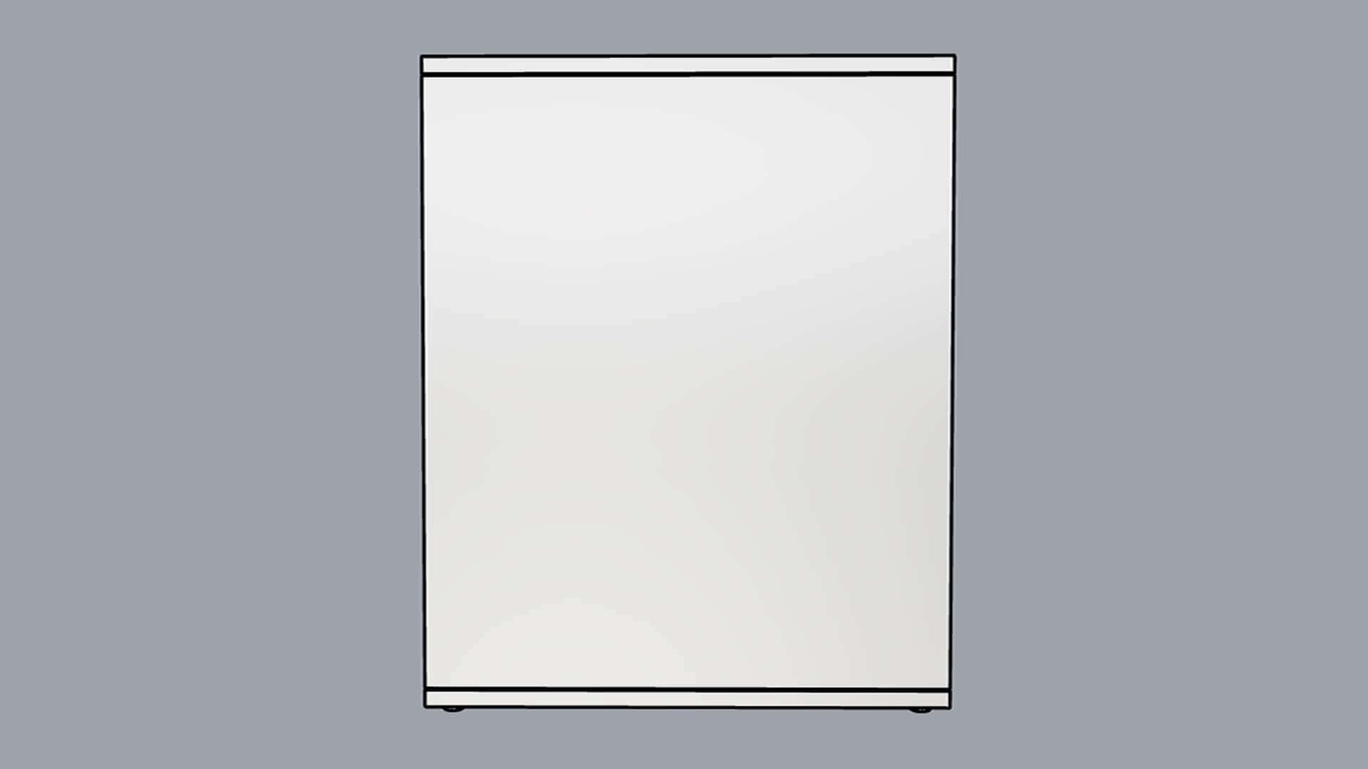 IKEA ALEX Drawer Unit Gray with 4 Drawers - 3D Model by rzo