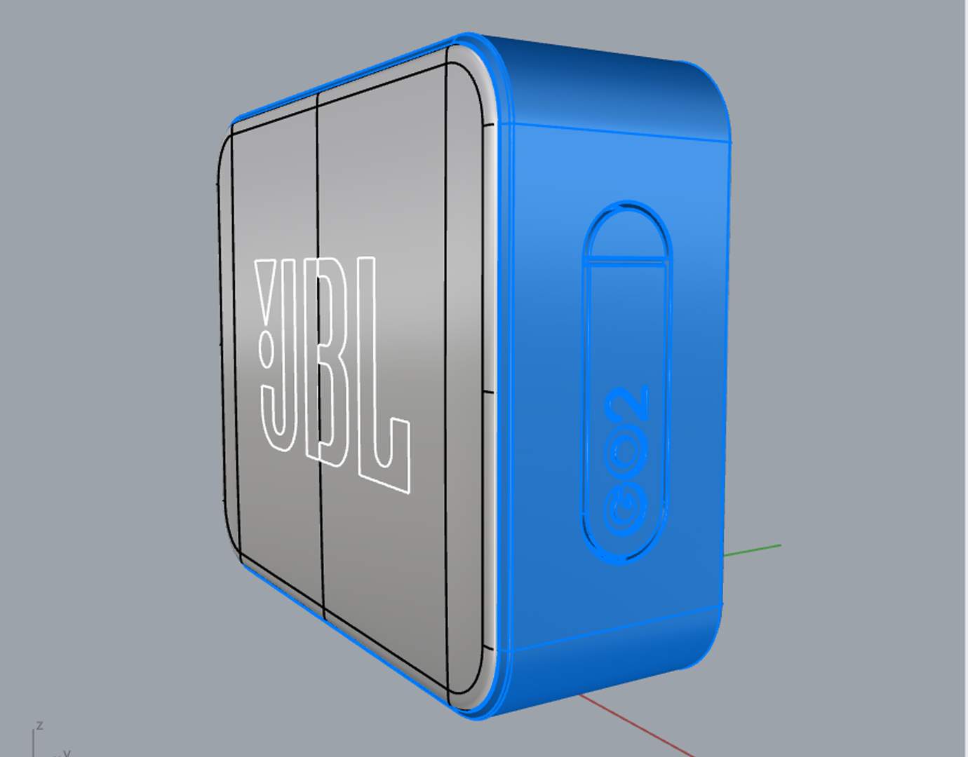 Jbl Go2 - 3D Model by rzo