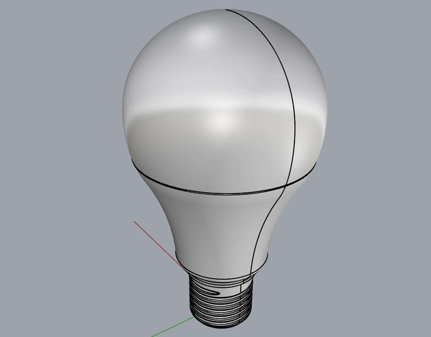 LED Lamp - 3D Model by rzo