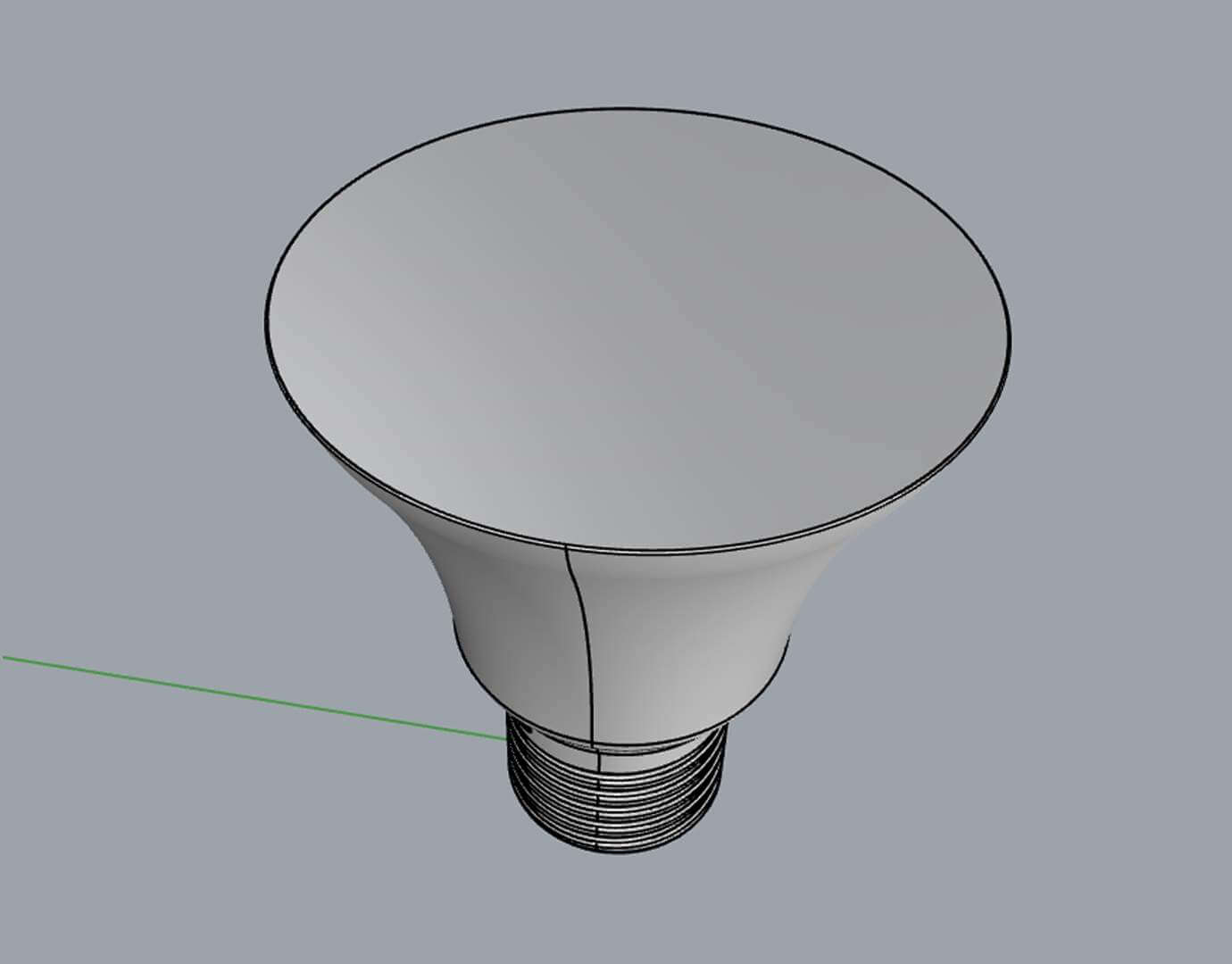 LED Lamp - 3D Model by rzo