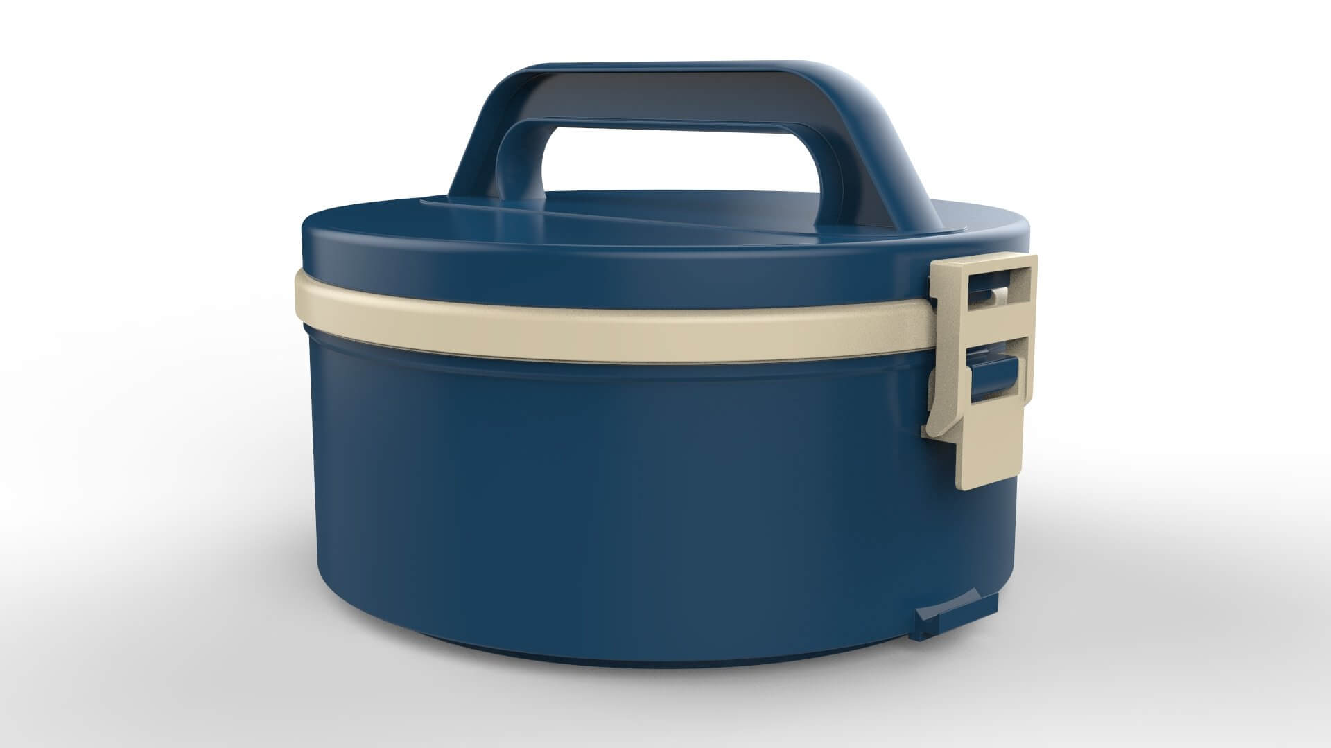 Lunch Box Container 2 Compartments - 3D Model by rzo