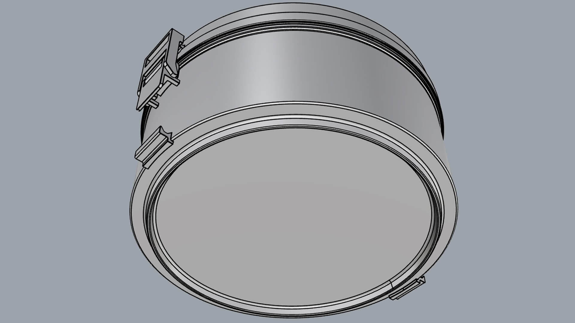 Lunch Box Container 3 Compartments - 3D Model by rzo