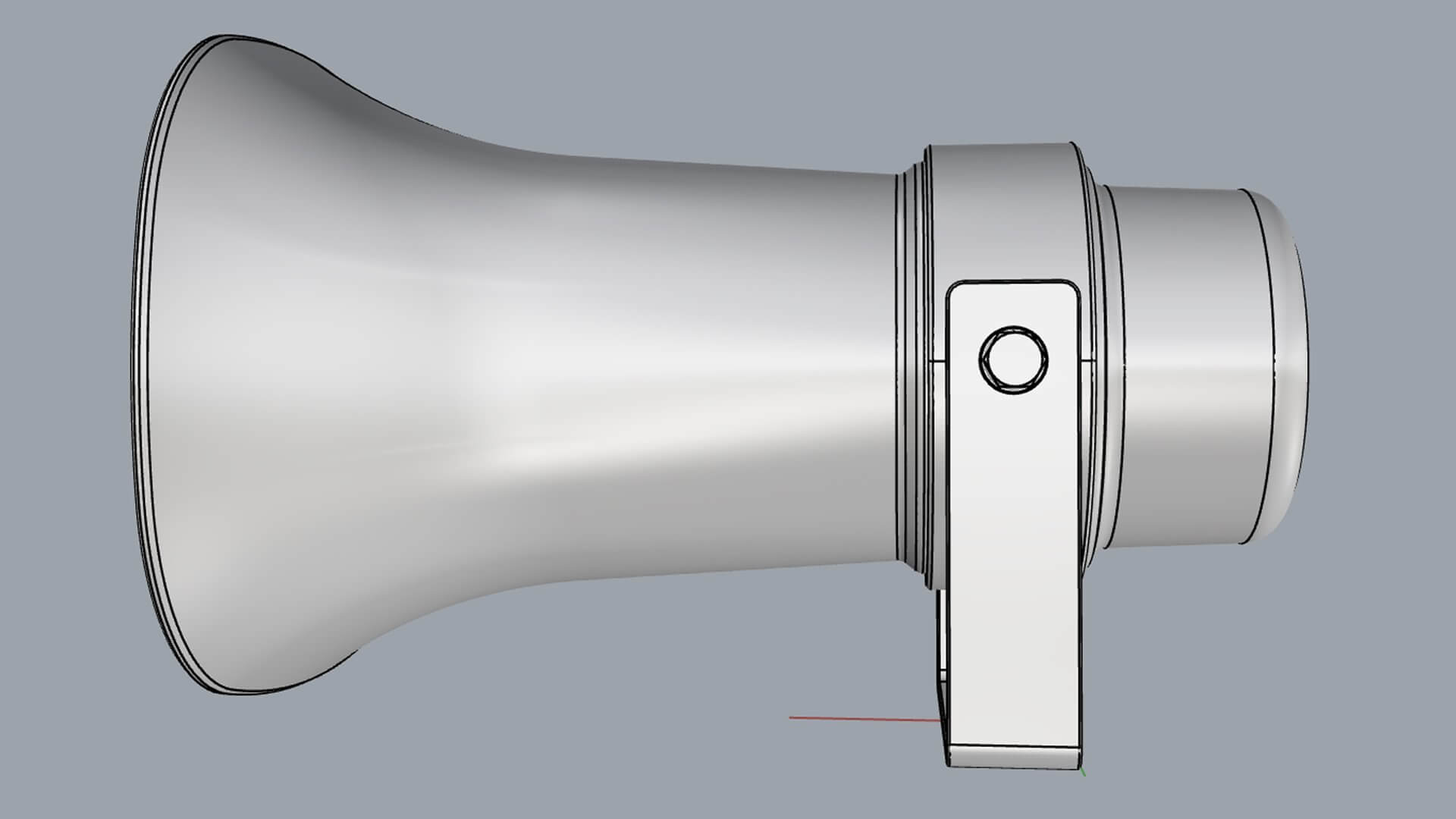 Outdoor Megaphone 02 - 3D Model by rzo